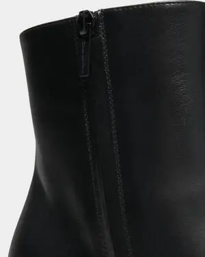 GIANVITO ROSSI 70mm Joelle Leather Booties - Black