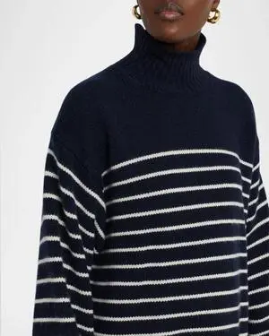 FRAME The Striped Cashmere Sweater