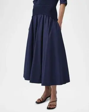 Simkhai Ovie Midi Skirt