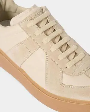 MAISON MARGIELA Replica Mixed Leather Platform Sneakers - Lamb