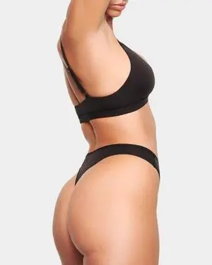 SKIMS Fits Everybody Triangle Bralette - Onyx