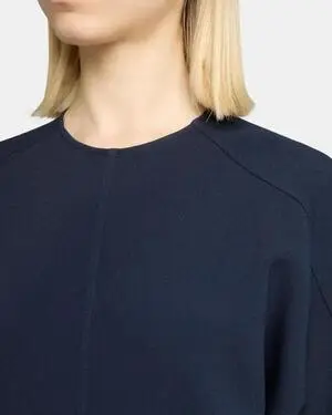 Victoria Beckham Eleanor A-line Midi Dress - Ink