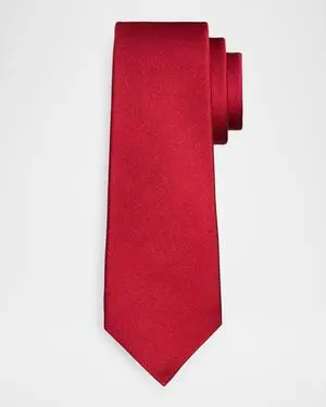 Kiton Apos;s Solid Silk 7-fold Tie - Miscellane