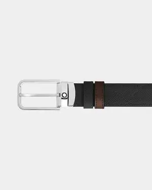 Montblanc Reversible Two-tone Leather Belt - Brown