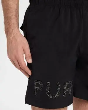 PURPLE BRAND Apos;s Crystal All Round Shorts - Black