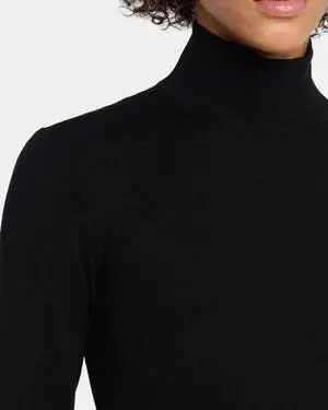 Michael Kors Turtleneck Stretch Viscose Bodysuit
