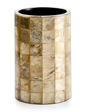 LABRAZEL Capiz Brush Holder - Champagne