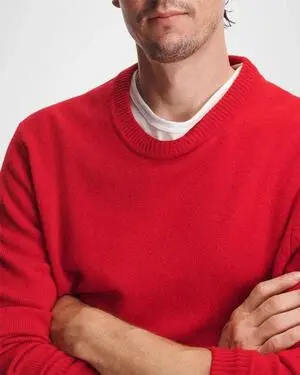 Rag & Bone Vernon Cotton Sweater - Red