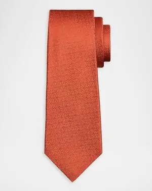 Kiton Apos;s Tonal Jacquard Silk 7-fold Tie - Miscellane
