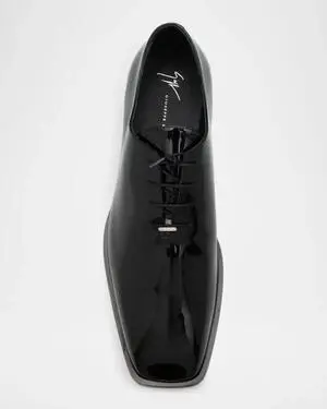 GIUSEPPE ZANOTTI Apos;s Moony Patent Leather Oxfords - Nero