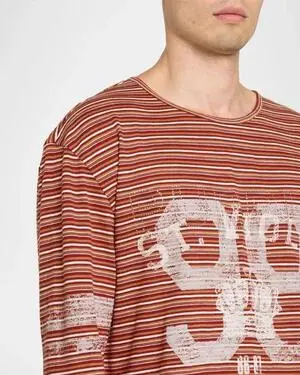 PURPLE BRAND Apos;s Striped Slub Jersey Shirt - Multi