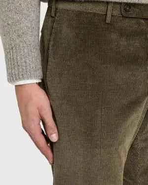 Incotex Apos;s Cashmere Corduroy Pants - Medium Gre
