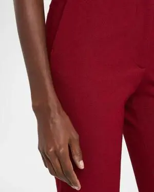 JOSEPH Coleman Cropped Slim Gabardine Pants