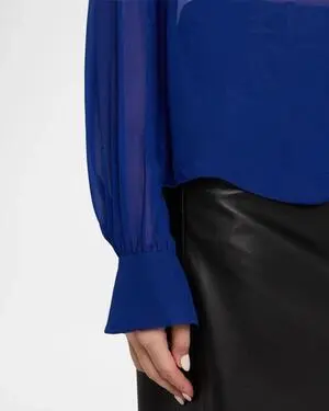 TOCCIN Kaila Tie-neck Lapis