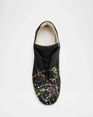 MAISON MARGIELA Future Leather Low-top Sneakers - Black/mult