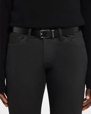 TOM FORD Apos;s Leather T Loop Belt - Black