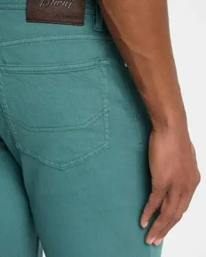 Brioni Apos;s Denim Five-pocket Pants - Emerald