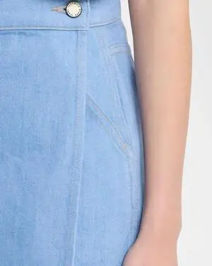 Veronica Beard Phineas Cotton Skort - Bayside
