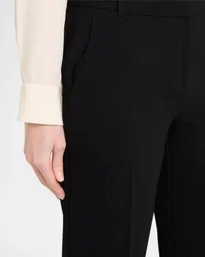 Kobi Halperin Gloria Cropped Slim-leg Pants - Black