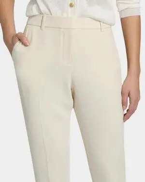 Kobi Halperin Gloria Cropped Slim-leg Pants - Ecru