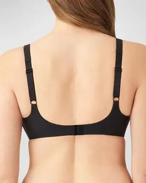 Wacoal How Perfect Soft Cup Wireless Bra - Black