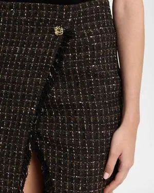 Generation Love Nova Tweed Wrap Skirt - Brown Mult
