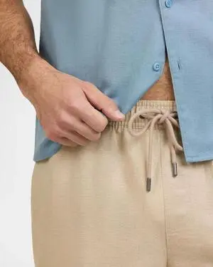 Onia Apos;s Air Linen Pull-on Shorts - Dune