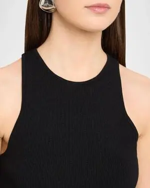TOCCIN Avery Racerback Tank Top - Jet