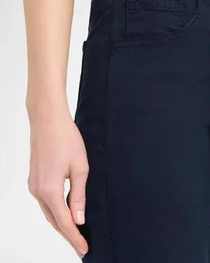 Veronica Beard Rosanna Corset Belted Pants - Navy
