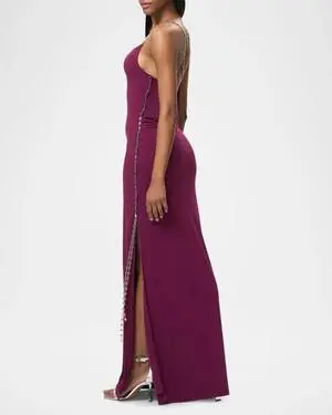 Herve Leger The Aviva Cowl-neck Gown
