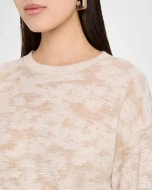 Peserico Crewneck Sequin-embellished Knit Sweater