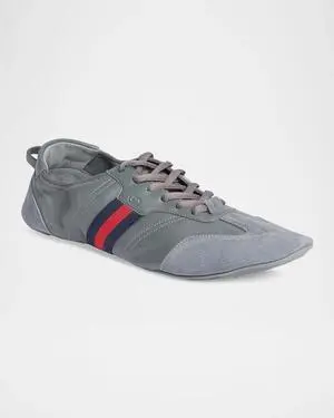 Gucci Apos;s Flex Suede Low-top Sneakers - Graphite