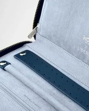 Wolf X Liberty Travel Jewelry Portfolio - Navy