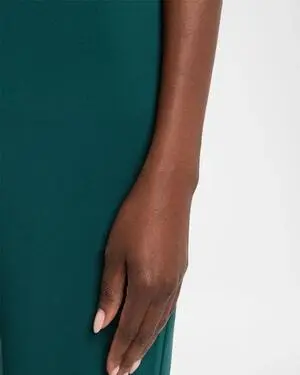 Badgley Mischka Straight-leg Crepe Pants