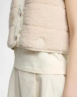 Moncler Faux Fur Paneled Vest - Miscellane