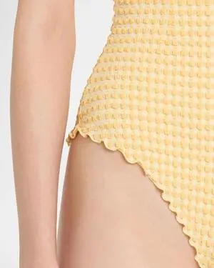 Simkhai Suni Textured Gingham One-piece Swimsuit - Mango Mult