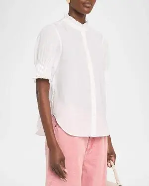 Rag & Bone Dakota Cotton Shirt - Bone