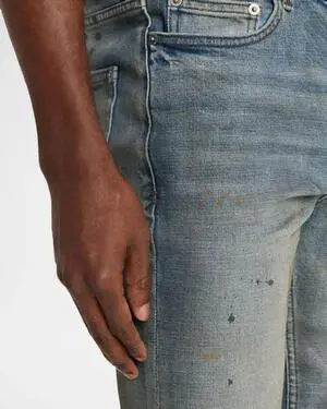 Ksubi Apos;s Chitch Paint Splatter Skinny Jeans - Denim