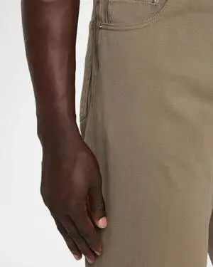 Dunhill Apos;s Cotton Twill Straight Leg Five-pocket Pants - Drab