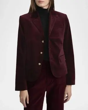 FRAME The Velvet Smart Blazer