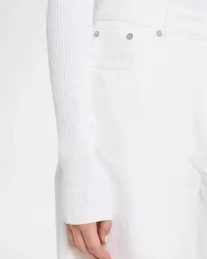 Alaïa Rodeo Curve Jeans - Blanc