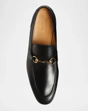 Gucci Apos;s Jordaan Leather Loafers - Black