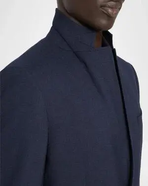 TOM FORD Apos;s Wool Hopsack Single-breasted Sport Coat - Ink