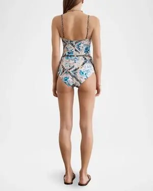 AQUA BLU AUSTRALIA Eden One-piece Swimsuit - Blue