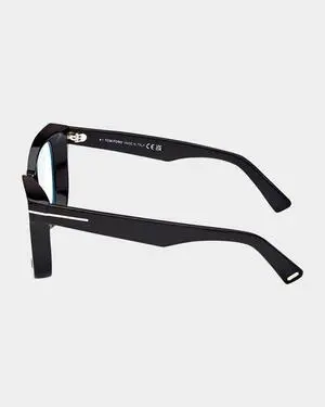 TOM FORD Acetate Square Blue-block Optical Frames
