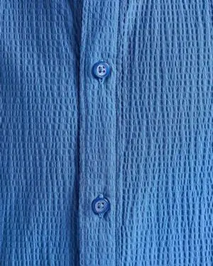 Robert Graham Thresher Seersucker Short-sleeve Shirt - Blue