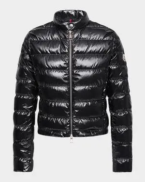Moncler Papillion Short Down Jacket - Black