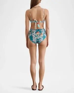 AQUA BLU AUSTRALIA Marilyn High-waist Bikini Bottoms