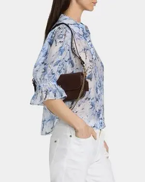 Cinq À Sept Heirloom Petal Button-front Blouse