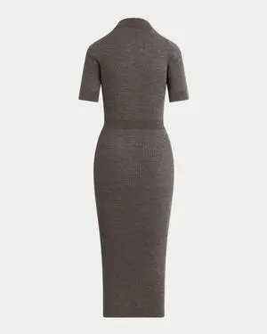 FAVORITE DAUGHTER The Hard To Get Wool Midi Dress